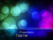 Colored Light Spots - Free Presentation Template for Google Slides and ...