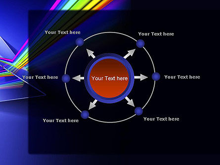 Light Dispersion PowerPoint Template, Backgrounds | 10746 ...