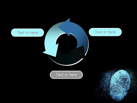 Fingerprint on Digital Screen PowerPoint Template, Backgrounds | 10814 ...