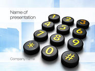 Telephone Number Buttons - Free Presentation Template for Google Slides ...