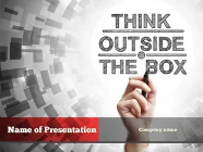 Think Outside the Box PowerPoint Template, Backgrounds | 10838 ...