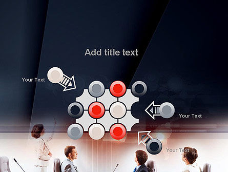 Businesswoman Reporting PowerPoint Template, Backgrounds | 10889 ...