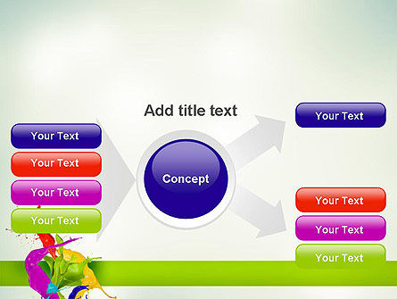 Paint Splash PowerPoint Template, Backgrounds | 10929 | PoweredTemplate.com