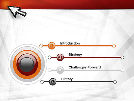 Mouse Cursor PowerPoint Template, Backgrounds | 10962 | PoweredTemplate.com