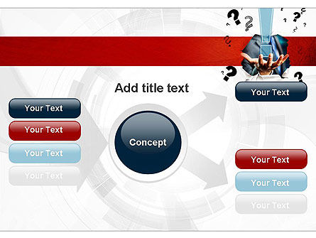 The Answer PowerPoint Template, Backgrounds | 10988 | PoweredTemplate.com