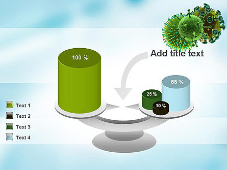 HIV Virus PowerPoint Template, Backgrounds | 11023 | PoweredTemplate.com
