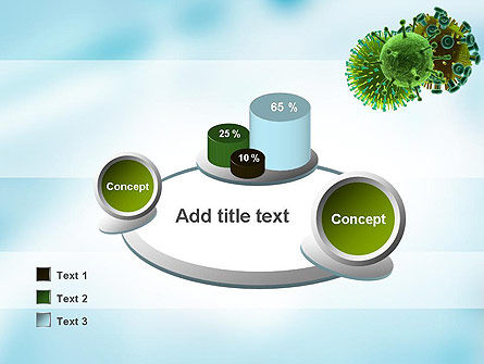 HIV Virus PowerPoint Template, Backgrounds | 11023 | PoweredTemplate.com