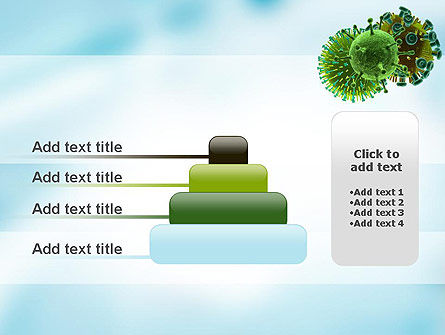 HIV Virus PowerPoint Template, Backgrounds | 11023 | PoweredTemplate.com