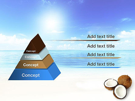 Coconut PowerPoint Template, Backgrounds | 11042 | PoweredTemplate.com