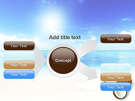 Coconut PowerPoint Template, Backgrounds | 11042 | PoweredTemplate.com