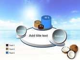 Coconut PowerPoint Template, Backgrounds | 11042 | PoweredTemplate.com