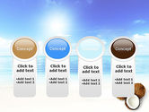 Coconut PowerPoint Template, Backgrounds | 11042 | PoweredTemplate.com