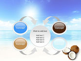 Coconut PowerPoint Template, Backgrounds | 11042 | PoweredTemplate.com