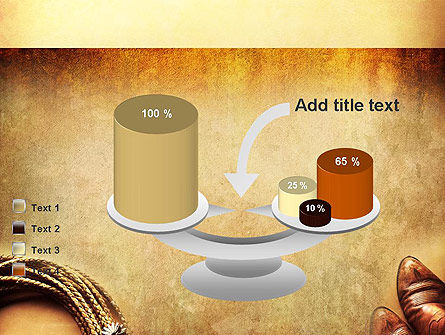 Cowboy Theme PowerPoint Template, Backgrounds | 11056 | PoweredTemplate.com