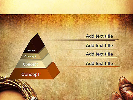 Cowboy Theme PowerPoint Template, Backgrounds | 11056 | PoweredTemplate.com