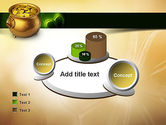 Pot of Gold Coins PowerPoint Template, Backgrounds | 11059 ...