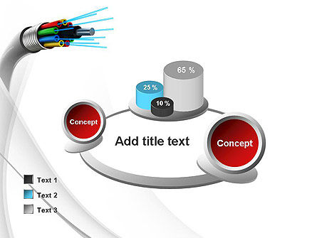 Fiber Optic Cable PowerPoint Template, Backgrounds | 11077 ...