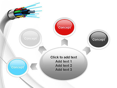 Fiber Optic Cable PowerPoint Template, Backgrounds | 11077 ...