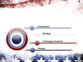 Painted American Flag PowerPoint Template, Backgrounds | 11089 ...