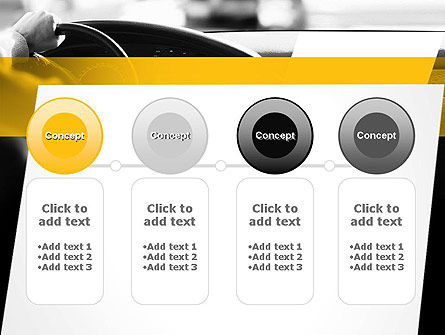 Driving a Car PowerPoint Template, Backgrounds | 11131 ...