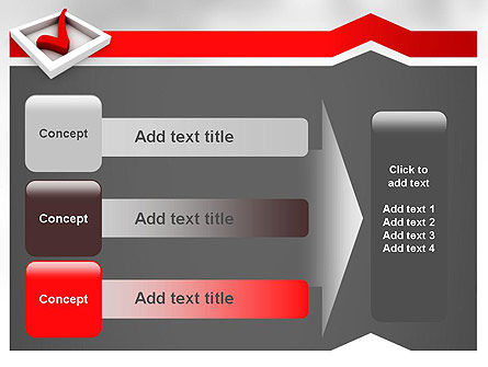 Red Check Mark PowerPoint Template, Backgrounds | 11153 ...