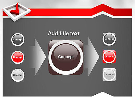 Red Check Mark PowerPoint Template, Backgrounds | 11153 ...