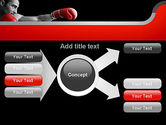 Kickboxer PowerPoint Template, Backgrounds | 11156 | PoweredTemplate.com