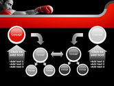 Kickboxer PowerPoint Template, Backgrounds | 11156 | PoweredTemplate.com