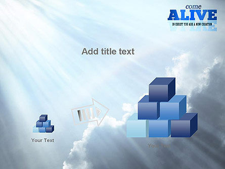 Come Alive PowerPoint Template, Backgrounds | 11233 | PoweredTemplate.com