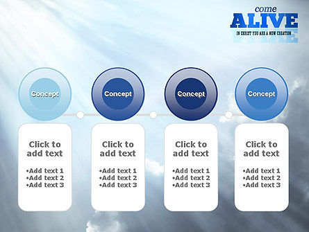 Come Alive PowerPoint Template, Backgrounds | 11233 | PoweredTemplate.com
