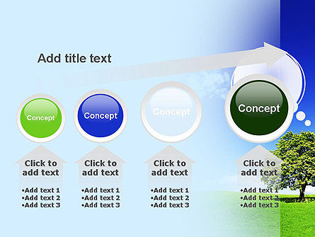 Tree on Horizon PowerPoint Template, Backgrounds | 11239 ...