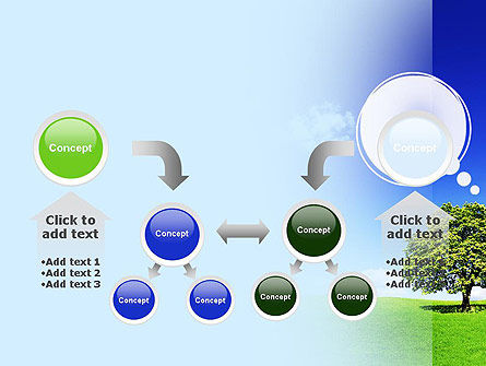 Tree on Horizon PowerPoint Template, Backgrounds | 11239 ...