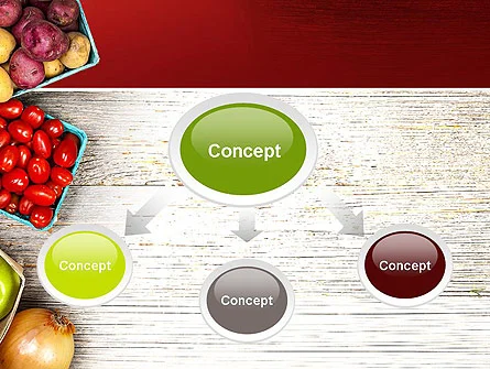 Plantilla de PowerPoint - frutas y verduras, fondos | 11252 ...