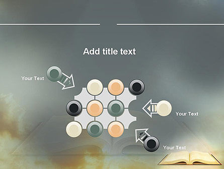 Open Bible with Light Rays PowerPoint Template, Backgrounds | 11265 ...