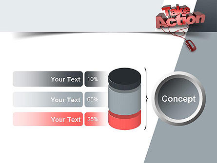 Take Action PowerPoint Template, Backgrounds | 11366 | PoweredTemplate.com