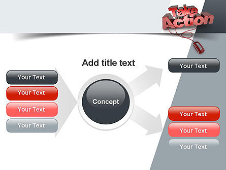Take Action PowerPoint Template, Backgrounds | 11366 | PoweredTemplate.com