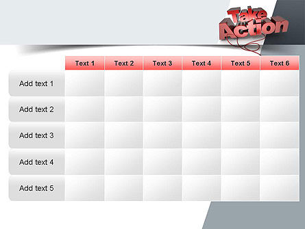 Take Action PowerPoint Template, Backgrounds | 11366 | PoweredTemplate.com