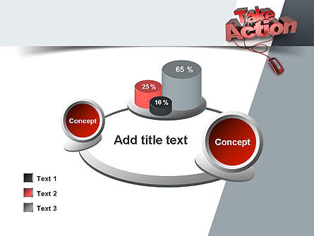 Take Action PowerPoint Template, Backgrounds | 11366 | PoweredTemplate.com