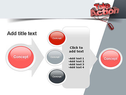Take Action PowerPoint Template, Backgrounds | 11366 | PoweredTemplate.com