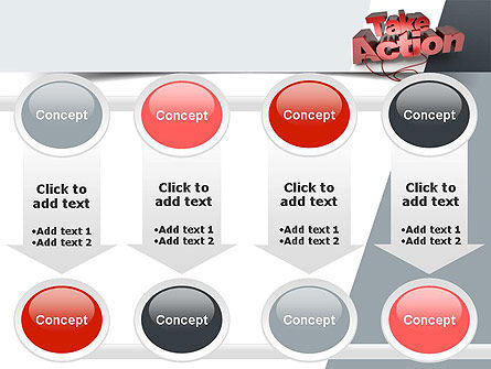 Take Action PowerPoint Template, Backgrounds | 11366 | PoweredTemplate.com