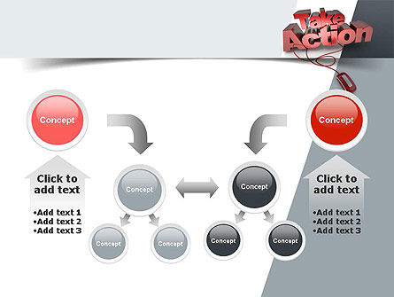 Take Action PowerPoint Template, Backgrounds | 11366 | PoweredTemplate.com