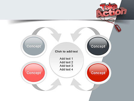 Take Action PowerPoint Template, Backgrounds | 11366 | PoweredTemplate.com