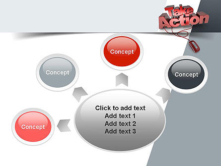 Take Action PowerPoint Template, Backgrounds | 11366 | PoweredTemplate.com