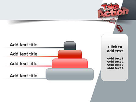 Take Action PowerPoint Template, Backgrounds | 11366 | PoweredTemplate.com