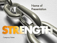 Chain Links PowerPoint Template, Backgrounds | 11391 | PoweredTemplate.com