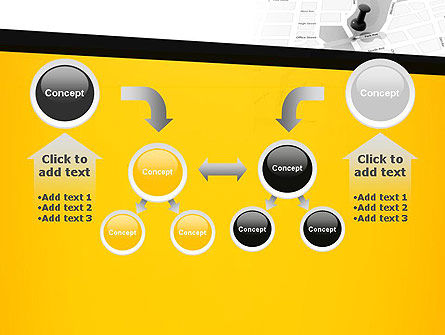 GPS Navigation Map PowerPoint Template, Backgrounds | 11412 ...