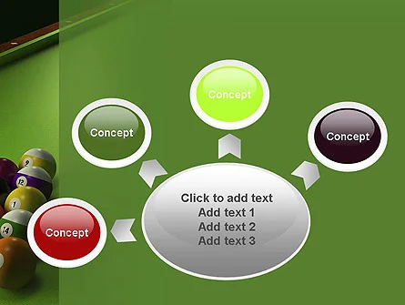 Pool Game PowerPoint Template, Backgrounds | 11413 | PoweredTemplate.com