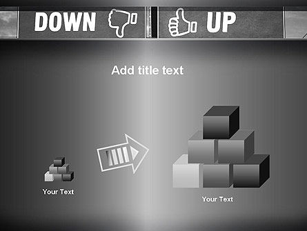 Up and Down Highway Signs PowerPoint Template, Backgrounds | 11423 ...