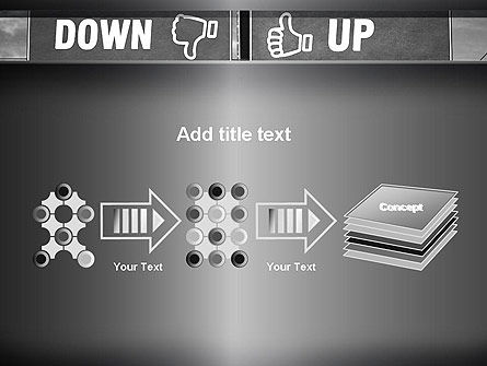 Up and Down Highway Signs PowerPoint Template, Backgrounds | 11423 ...