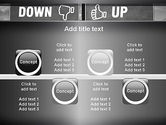 Up and Down Highway Signs PowerPoint Template, Backgrounds | 11423 ...